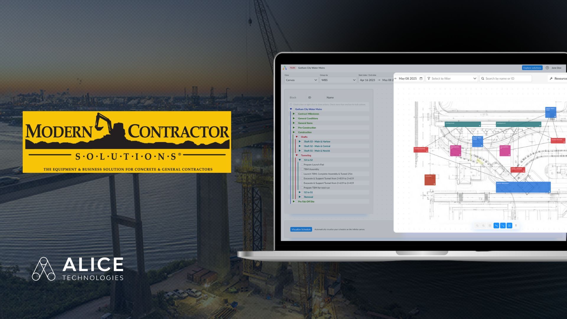 Modern Contractor features ALICE Plan